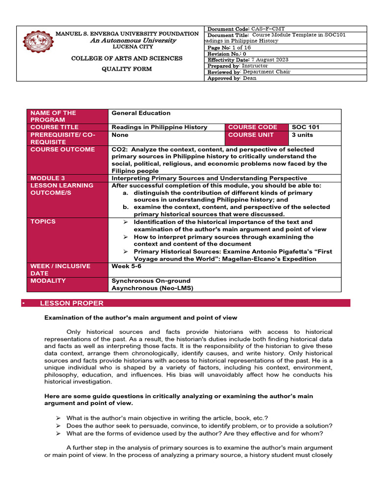 Soc 101 - Course Modules (Midterm) - 1 | PDF