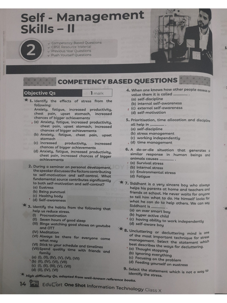 Self Management Skill IT 10 Question Bank | PDF