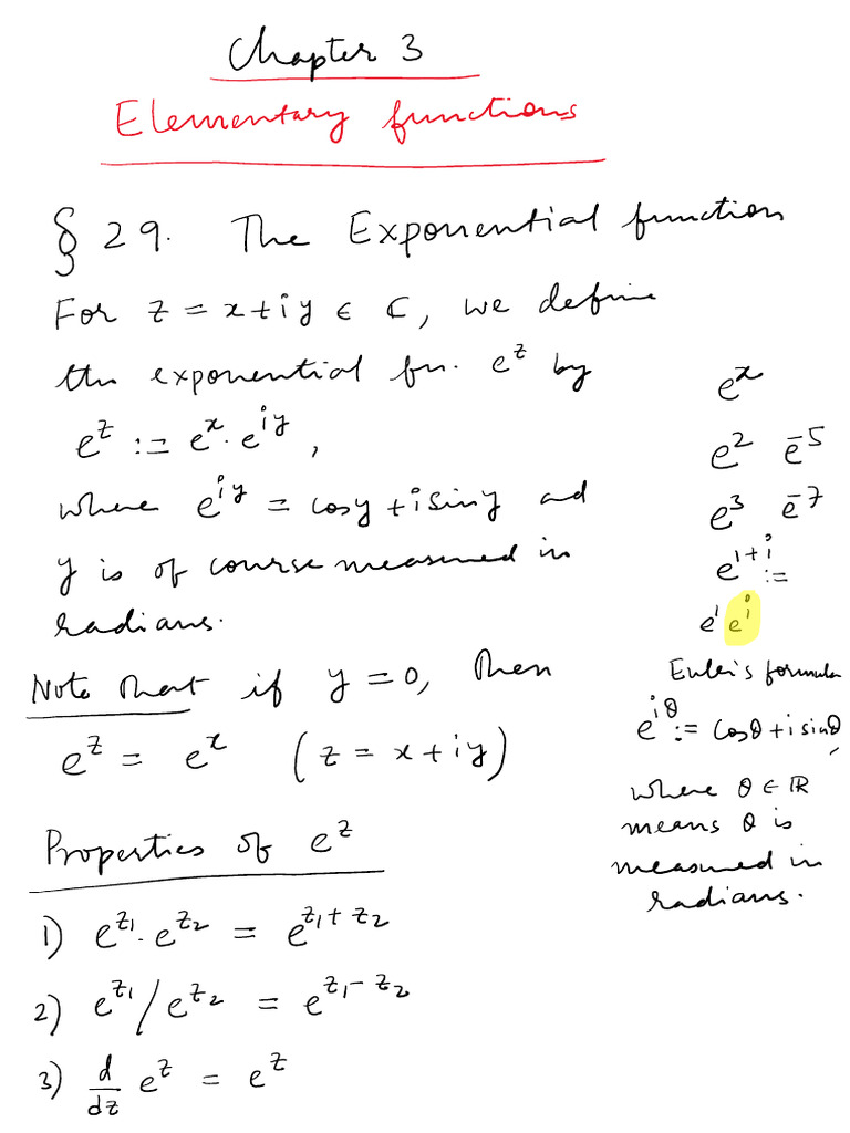 Exponential Functions | PDF