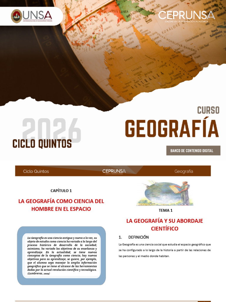 Banco de Contenido Digital - Geografia | PDF | Sistema de información ...