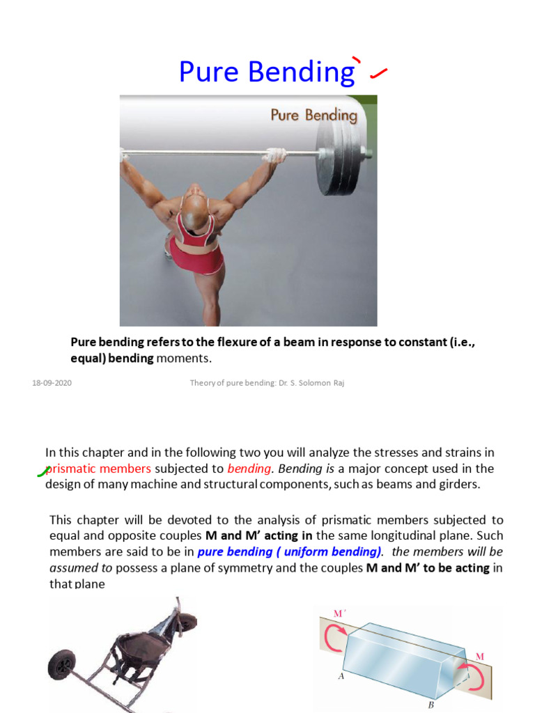 Pure Bending | PDF | Bending | Beam (Structure)