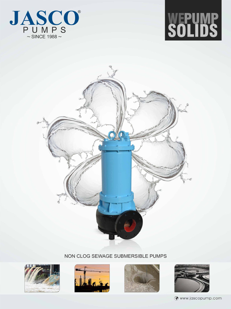 1 - Non Clog Sewage Sub. Pump | PDF