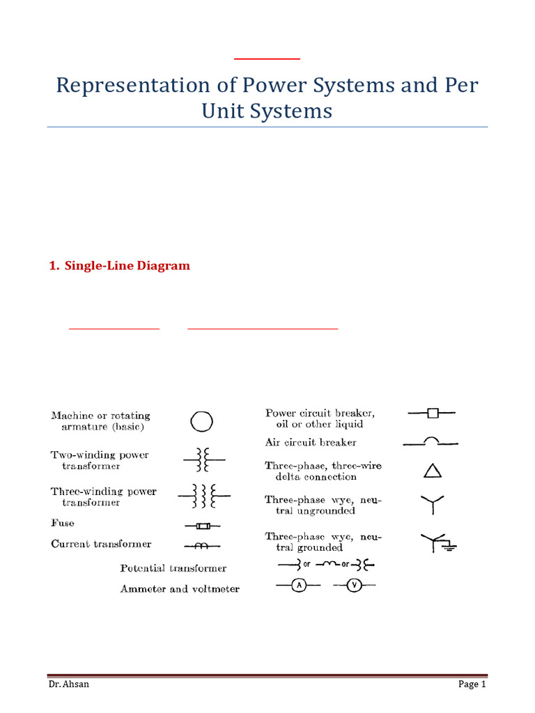 Power System Component Representation | PDF | Electrical Impedance ...