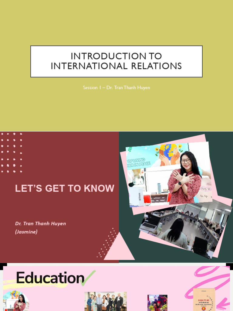Intro To IR - Session 1 | PDF | Superpowers | Swing State