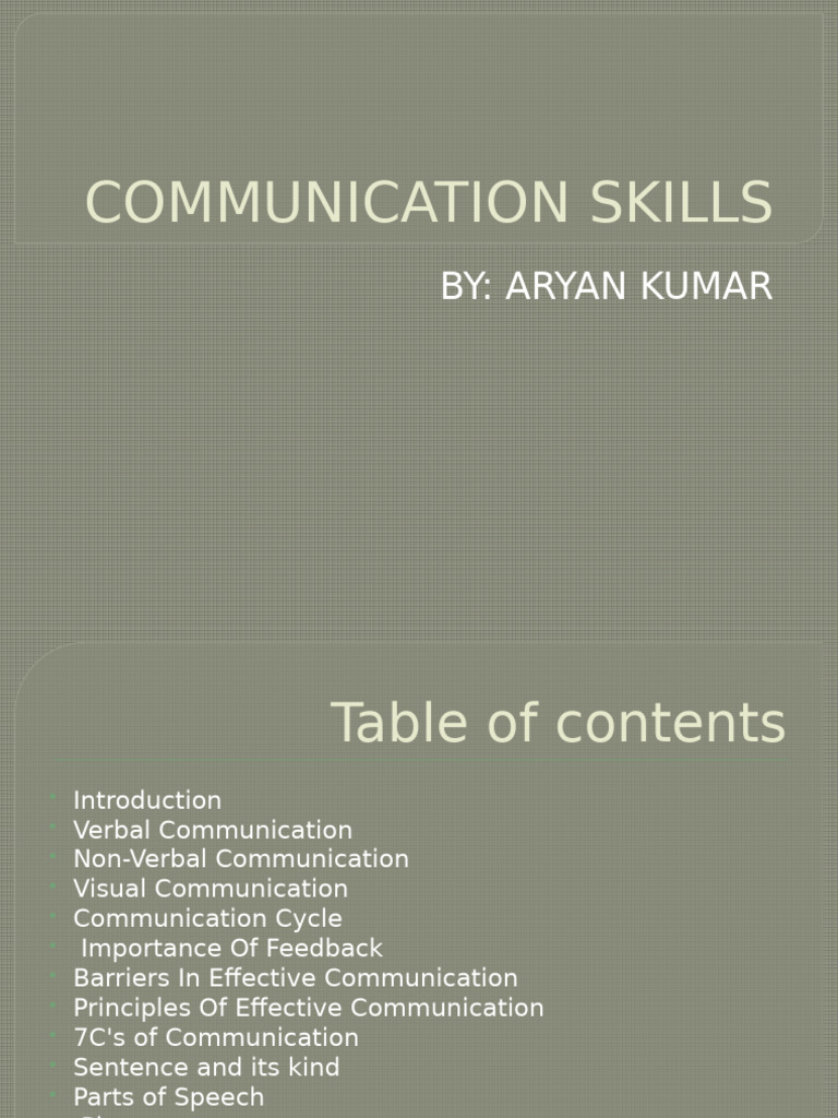 Mastering Communication Skills Guide | PDF | Communication | Nonverbal ...