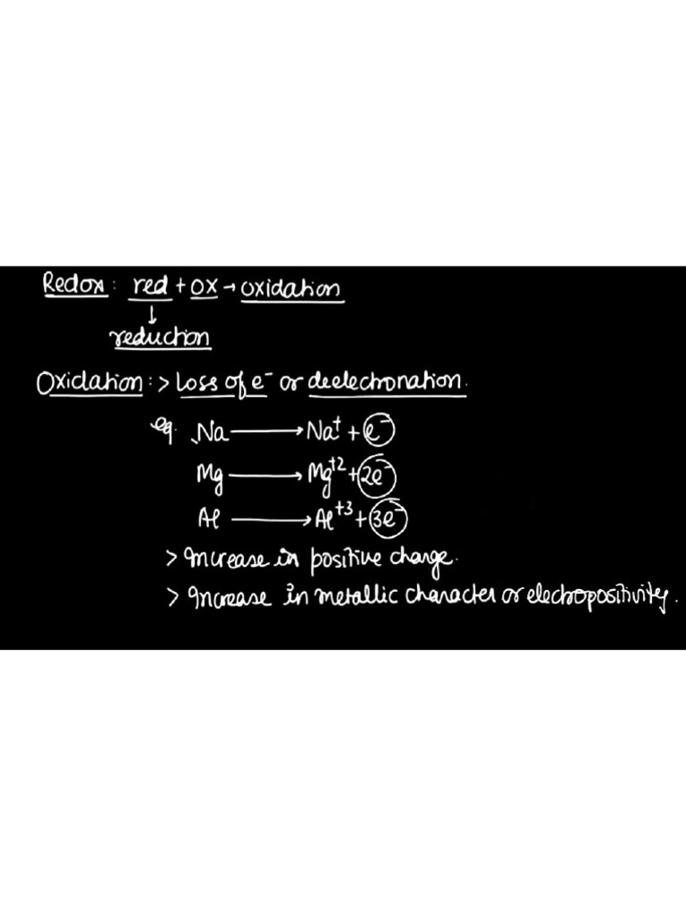 Redox 1 . | PDF | Electrochemistry | Atoms