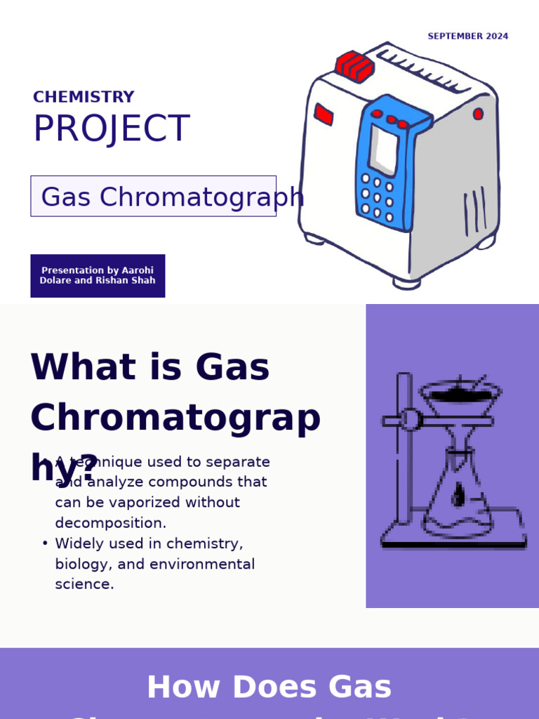 Science Project Gas Chromatography | PDF