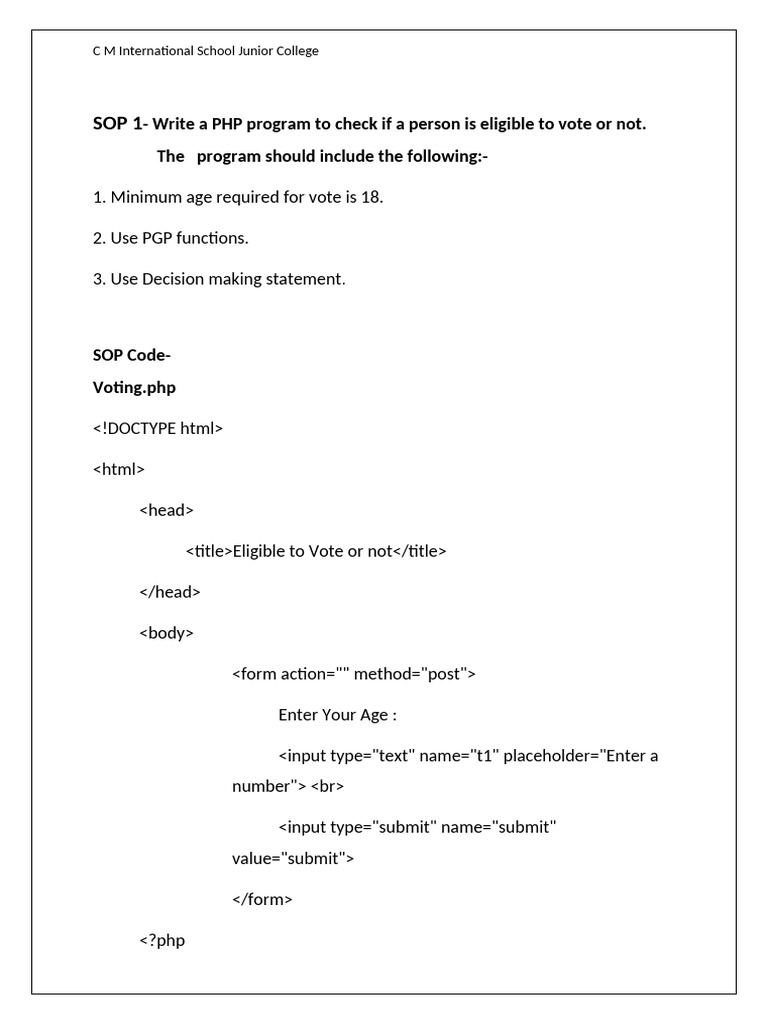 Valid Voter | PDF