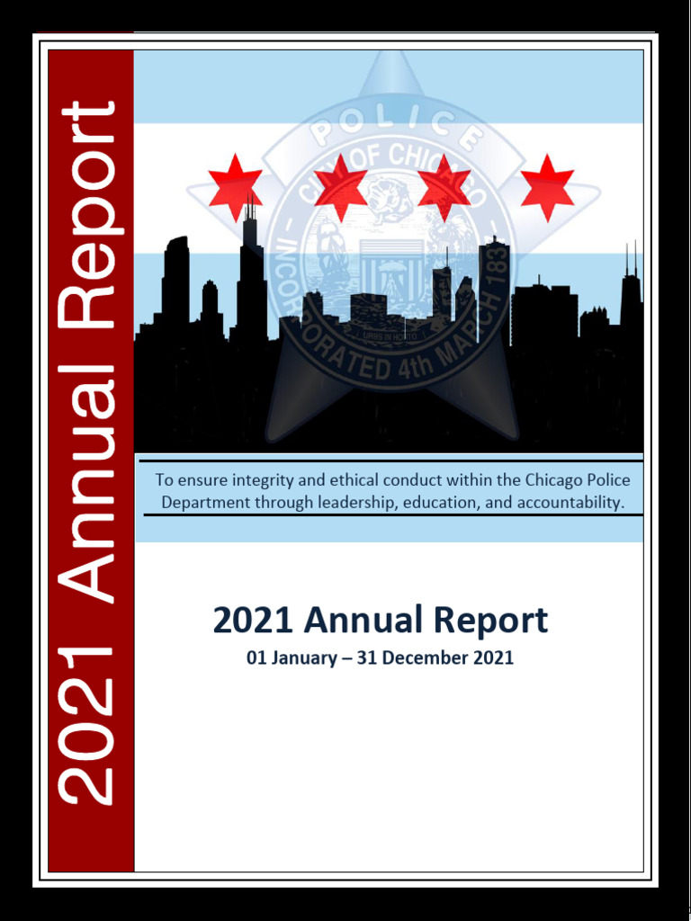 BIA Annual Report 2021 | PDF | Chicago Police Department | Police