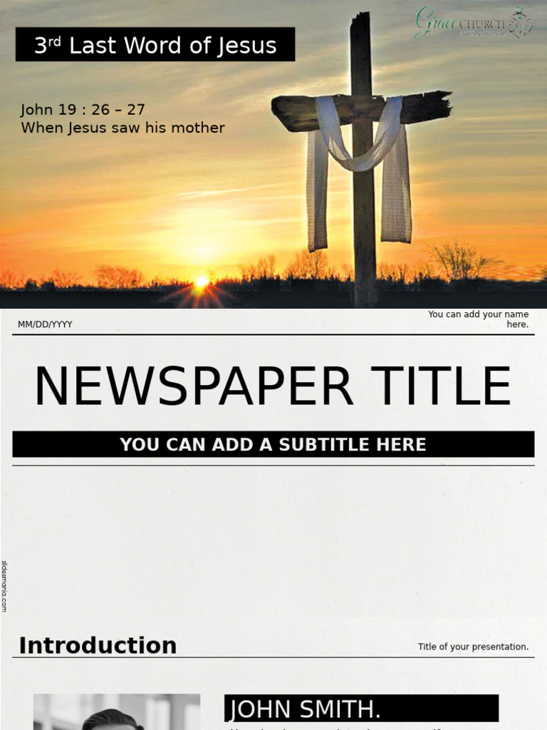 Newspaper Style Presentation Template SlidesMania | PDF | Zoology