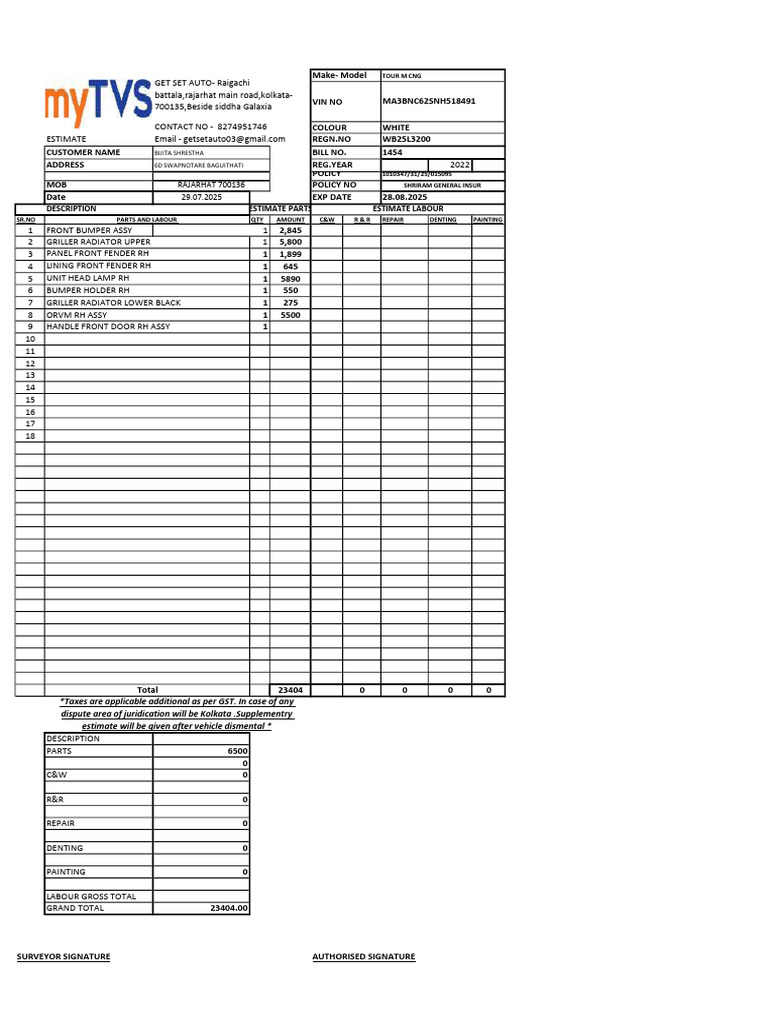 Wb25l3200-Parts Order Insu-04.08.2025 | PDF | Vehicles | Private Transport