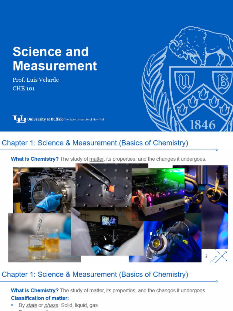 Chemistry Basics: Measurement & Units | PDF | Significant Figures | Density