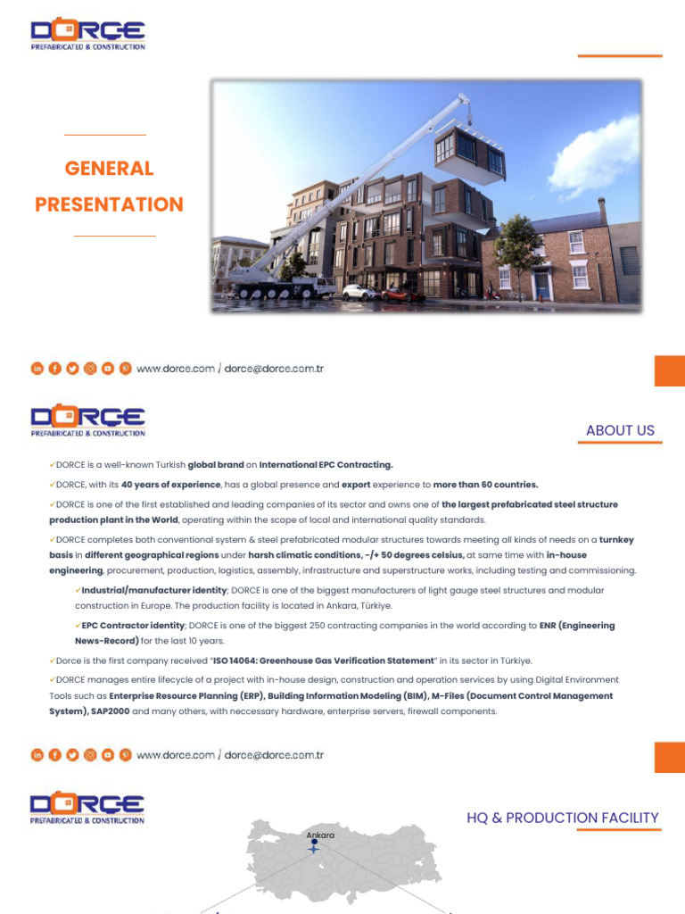 DORCE: Global EPC & Modular Solutions | PDF | Sustainability