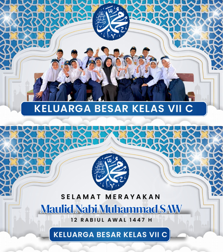 Ucapan Maulid Kelas 7c | PDF