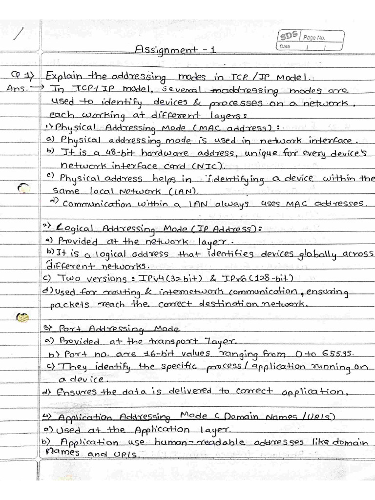 CN Assignment 1 | PDF