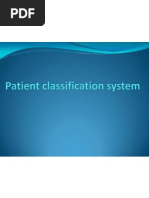 Patient Care Classification System | PDF | Nursing | Patient