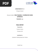 Sample Back To Office Report | PDF