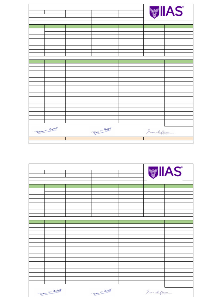 BHHA Course Schedule 2025 IIAS | PDF