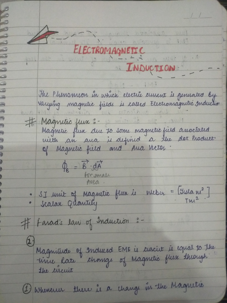 Electromagnetic Induction-1 | PDF