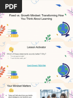 Growth Mindset Self-Talk Guide | PDF