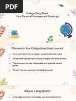 High School Student Brag Sheet Template | PDF