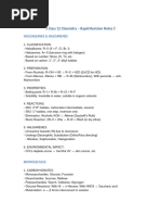 Class 12 Chemistry Short Notes | PDF