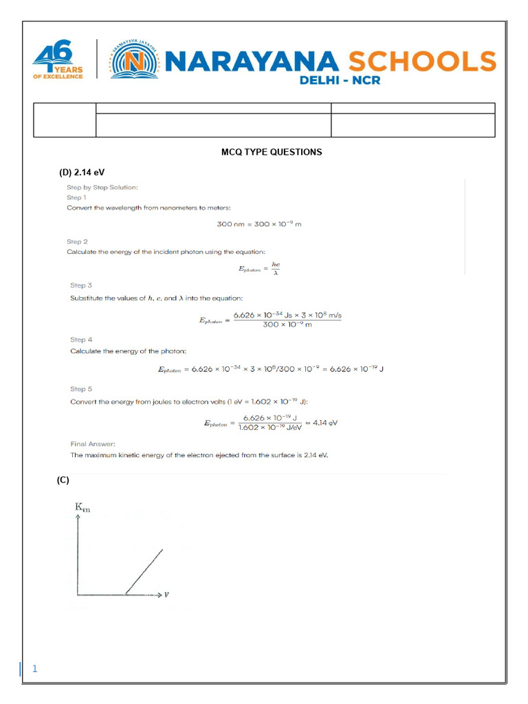 PHY - WORKSHEET - ANSWER KEY - 18-07-2025 To 31-07-2025 | PDF | Atomic Nucleus | Atoms