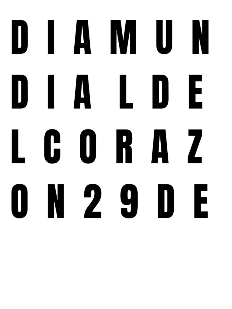 D I A M U N D I A L D e L C o R A Z o N PDF | PDF