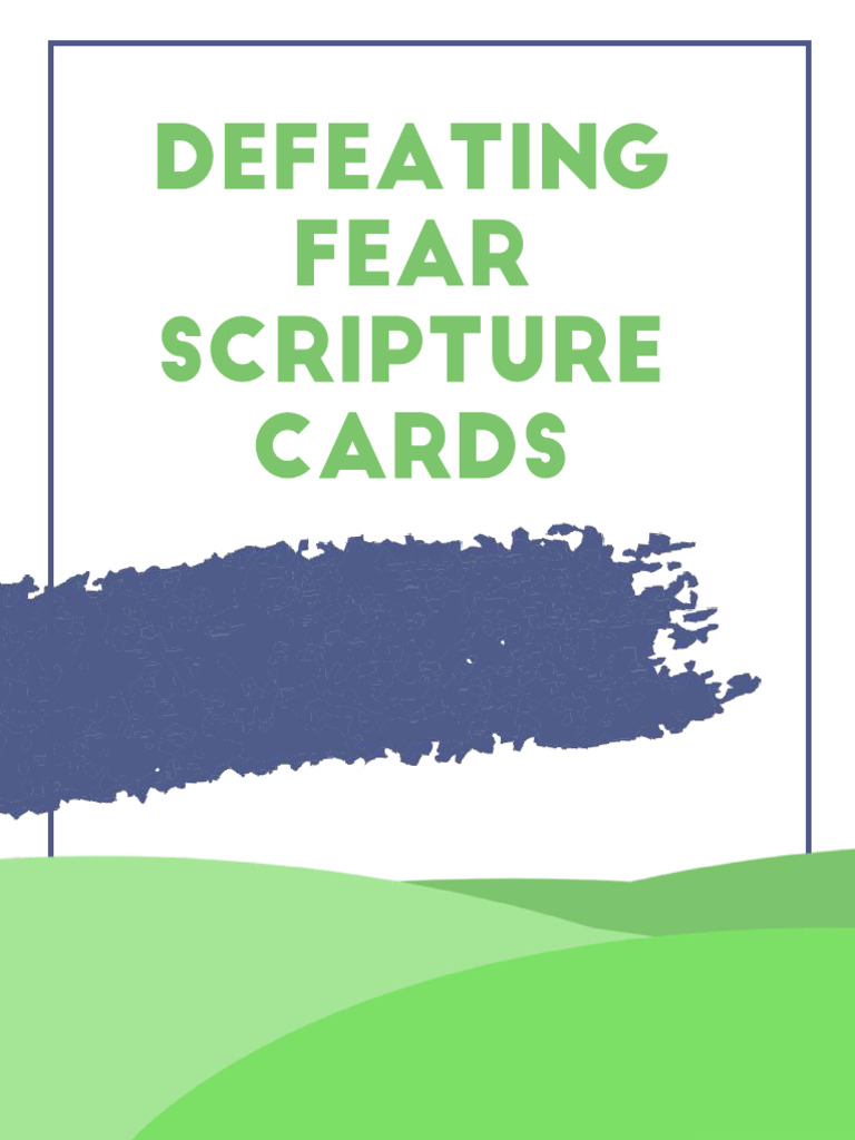 365 Bible Verses to Overcome Fear | PDF
