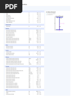 HEA 140 Beam Section Properties | PDF | Physical Quantities | Physical ...