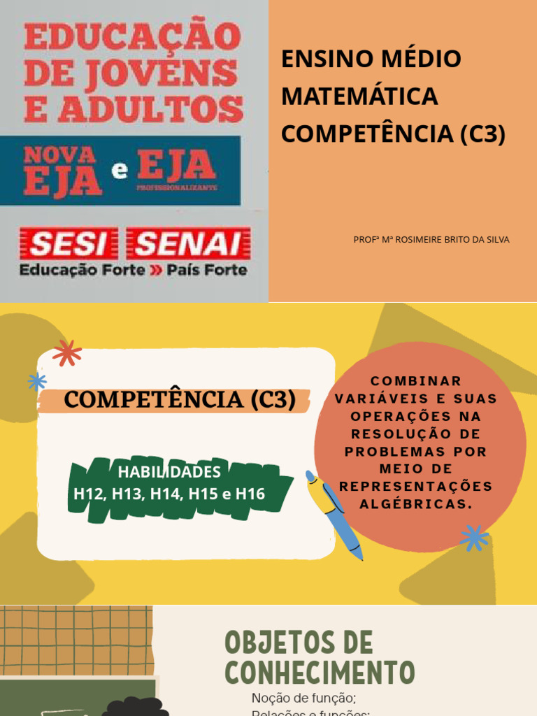 AULA_3_ENSINO_MÉDIO_COMPETÊNCIA_C3 (1) | PDF | Função (Matemática ...