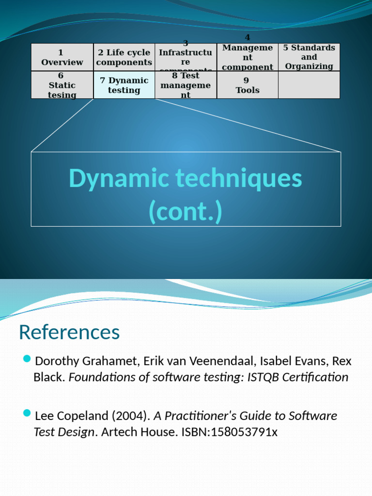 Dynamic Testing Techniques Overview | PDF | Software Testing | Computer ...