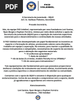 Ofício Solicitacao Quadra Poliesportiva | PDF