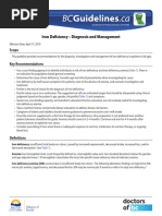Ganzoni Formula for Iron Deficit Calculation | PDF | Anemia | Iron