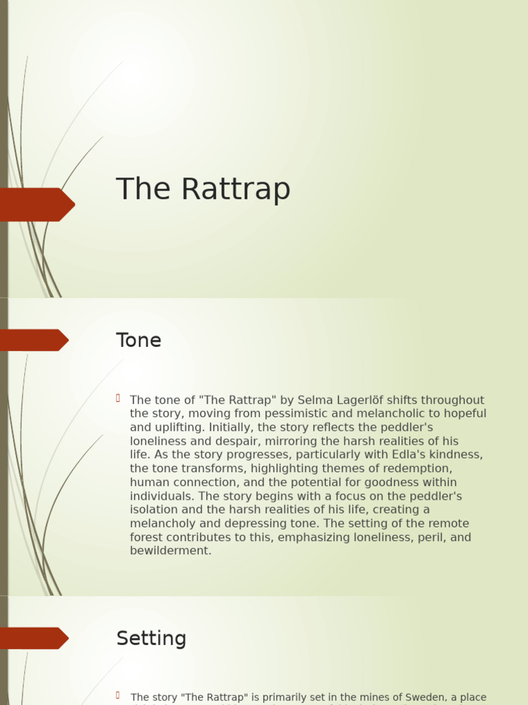 The Rattrap | PDF