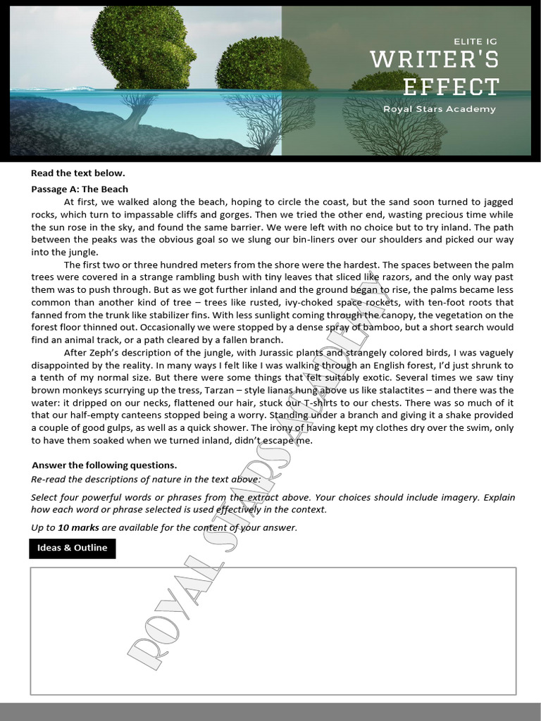 Exploring Jungle Imagery in Nature Descriptions | PDF