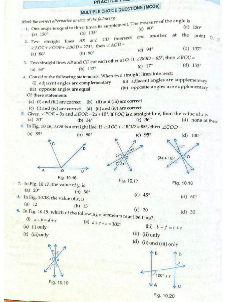 Triangles & Lines and Angles | PDF
