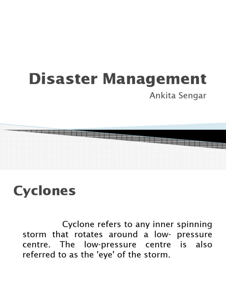 Disaster Management 11 | PDF | Tropical Cyclones | Natural Hazards