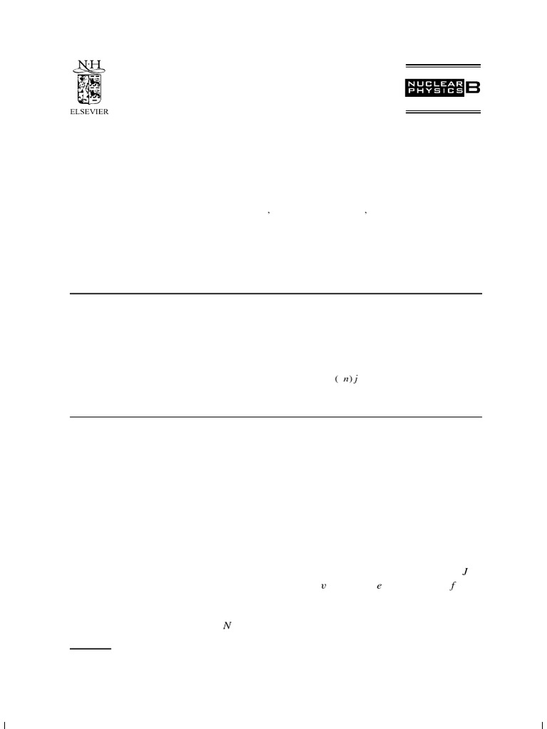 A Spin Foam Model Without Bubble Divergences (2001) | PDF | Quantum ...