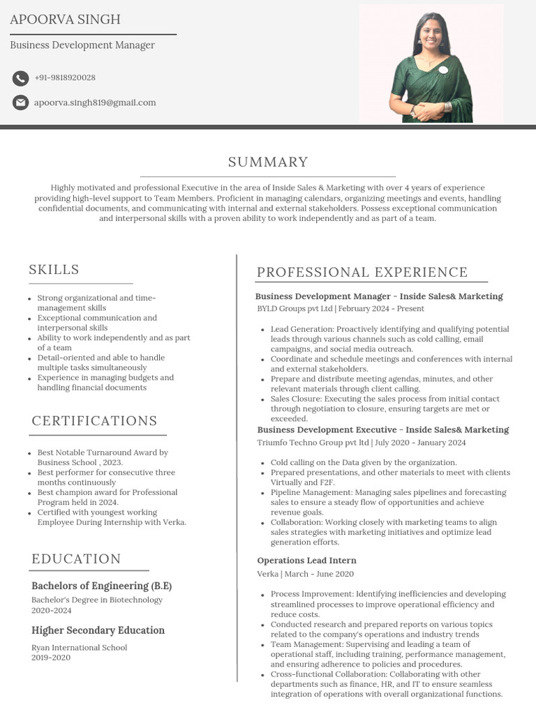 Apoorva BD @CV Updated | PDF | Business Development | Marketing