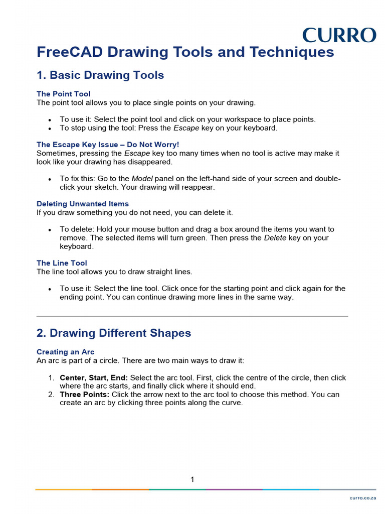 Basic Drawing Tools Pdf Shape Rectangle