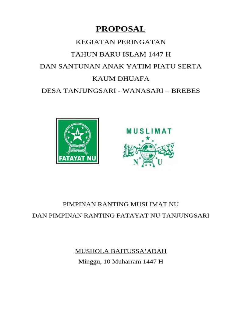 Proposal Fatayat | PDF