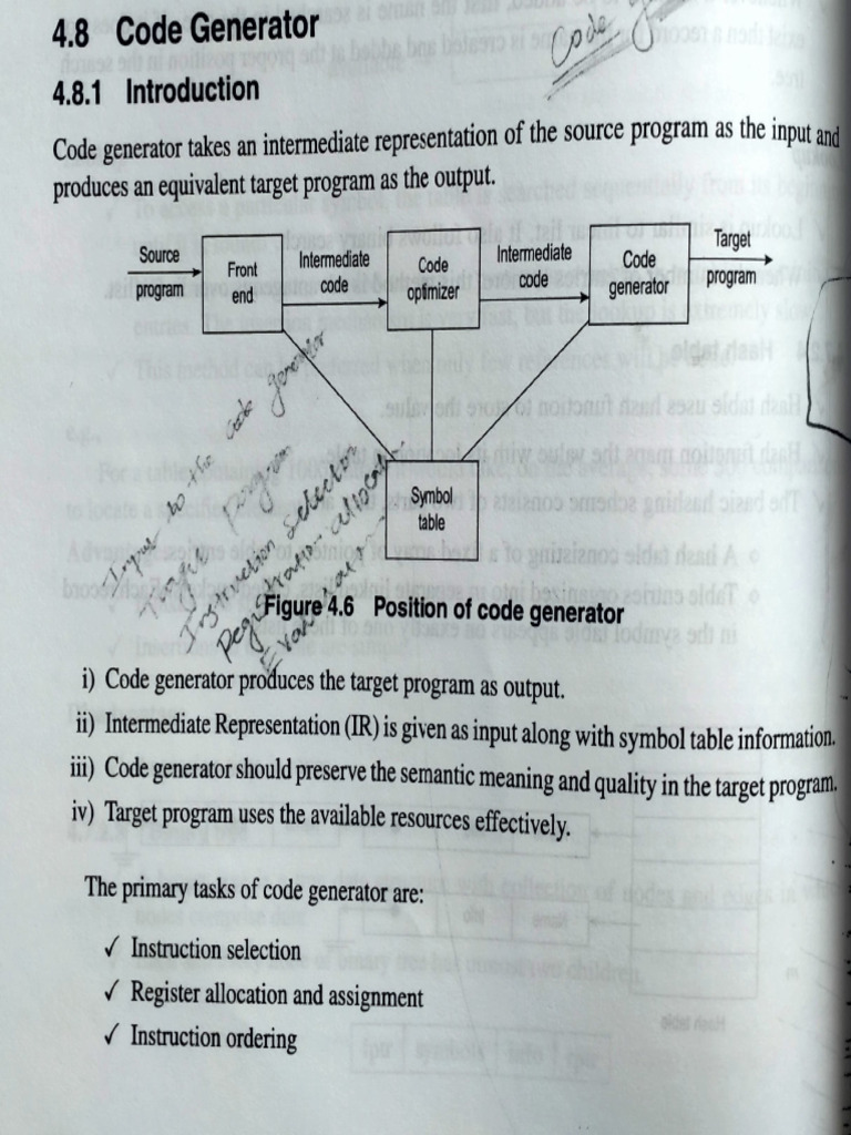 Code Generation in Compiler Design | PDF | Software Engineering | Computing