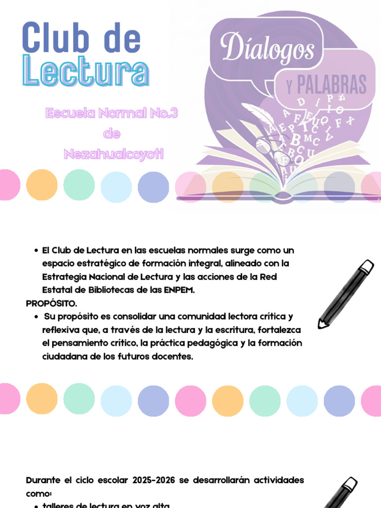 Club de Lectura | PDF | Escuelas | México
