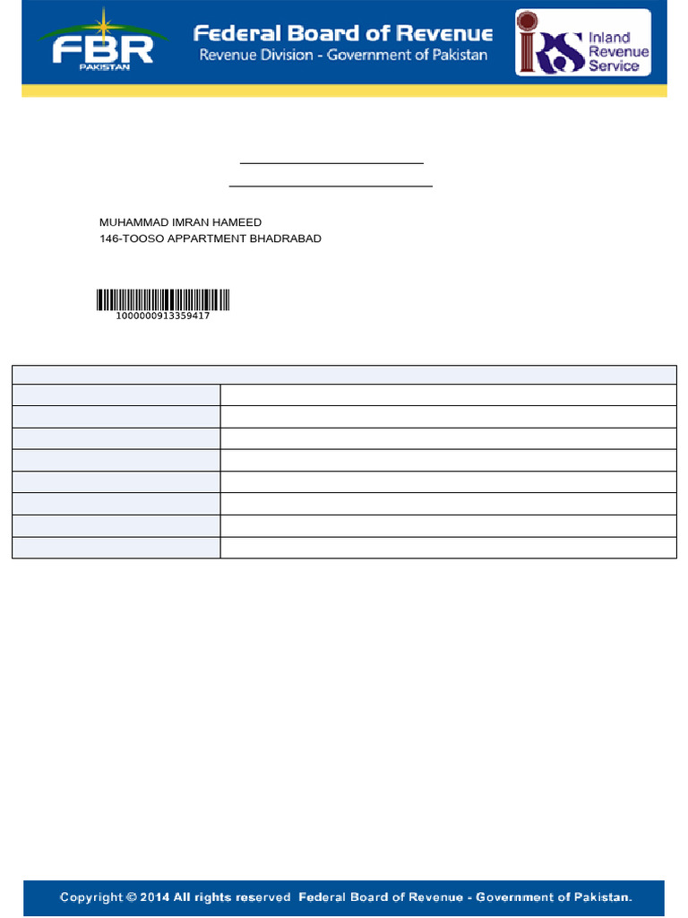 7E Certificate of Declaration Sample | PDF