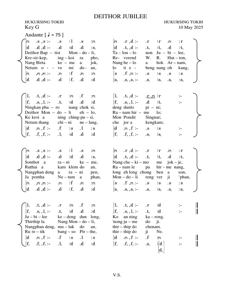 Deithor Jubilee | PDF