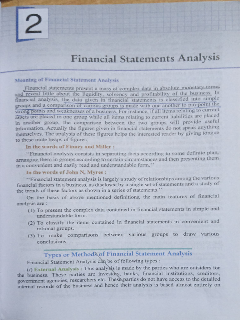 DK Goel CH 2 Financial Statements Analysis | PDF | Analysis | Financial Statement