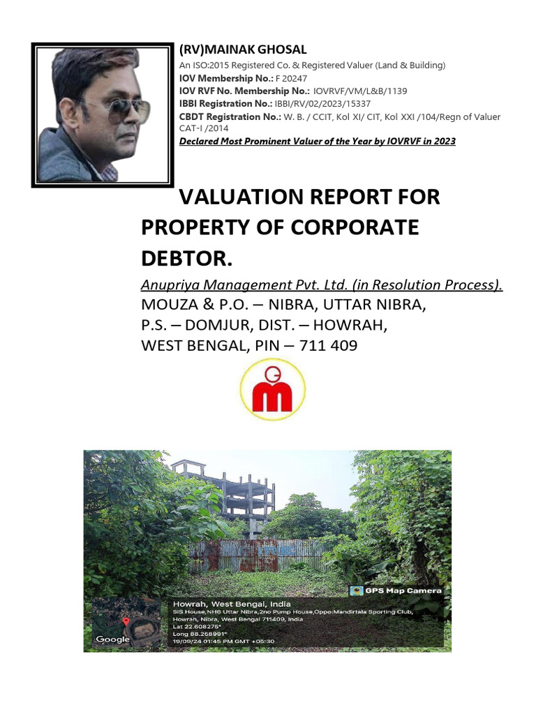 Valuation Report for Anupriya Management | PDF | Discounted Cash Flow ...