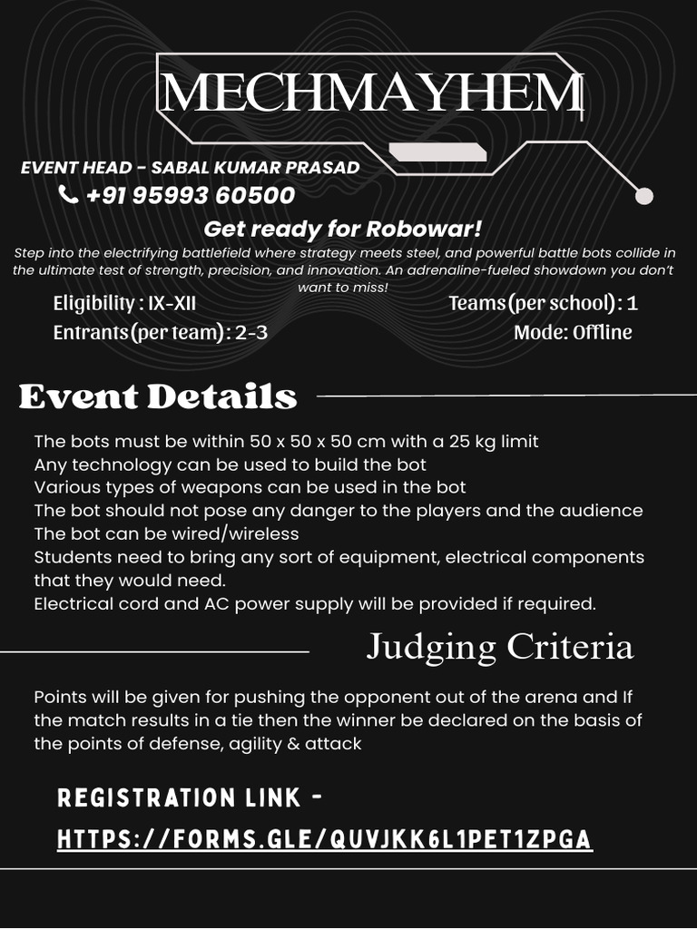 Robowar Competition Guidelines | PDF