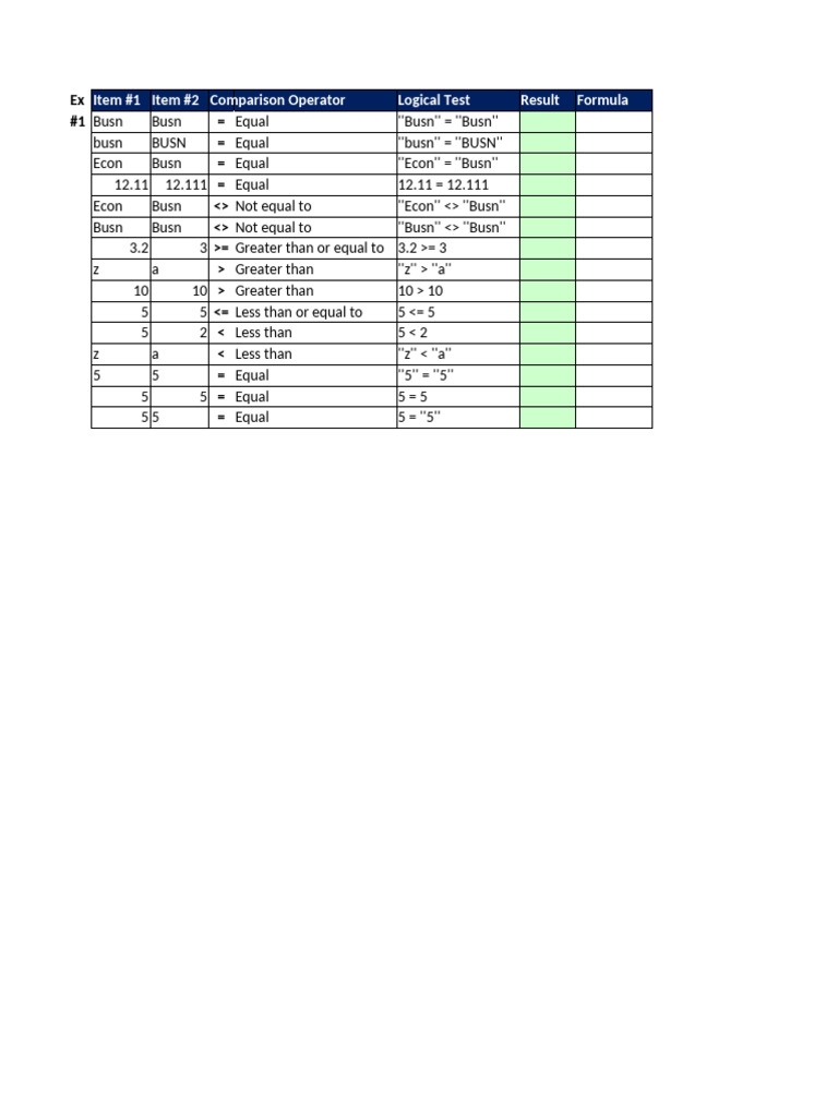 Ch13 Excel365 LogicalFormulas | PDF | Boolean Data Type | Mathematical ...